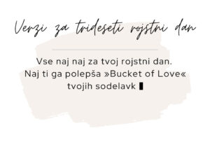 Najlepši verzi za 30. rojstni dan - Vinoincokolada.si